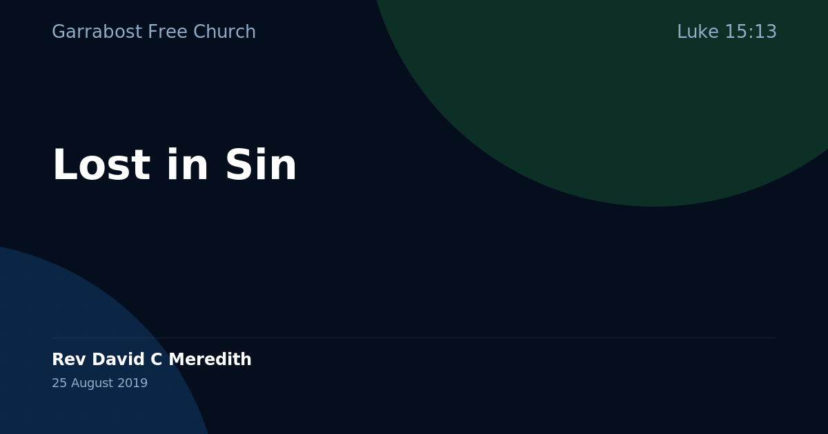 Lost in Sin