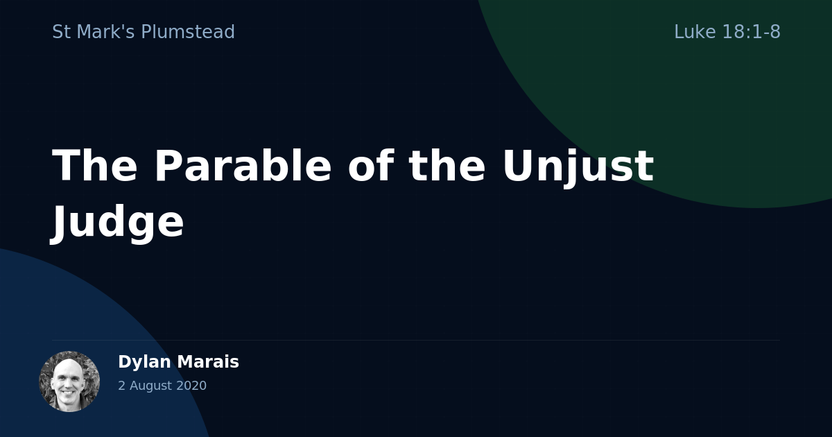 The Parable of the Unjust Judge