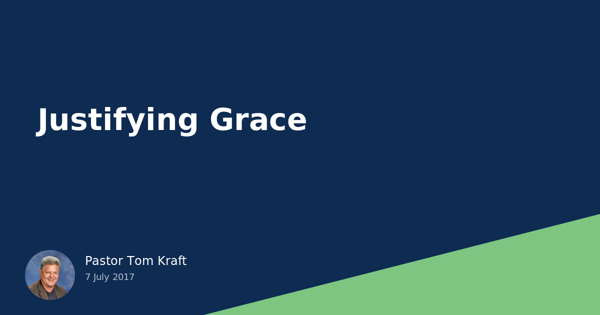 Justifying Grace