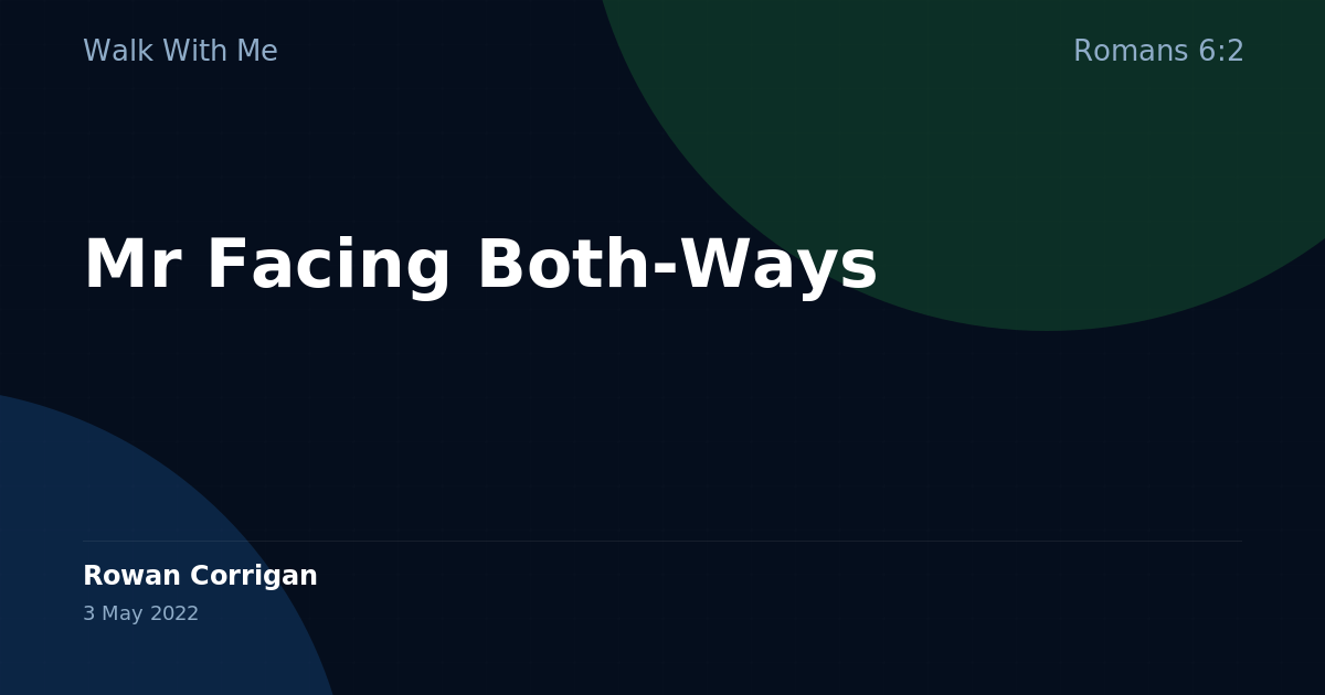 Mr Facing Both-Ways