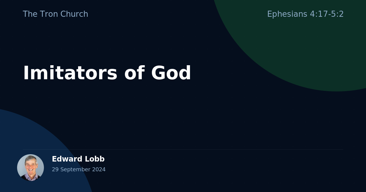 Imitators of God